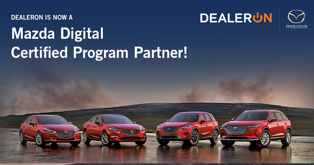 DealerOn Is Now a Mazda Digital Certified Program Partner!